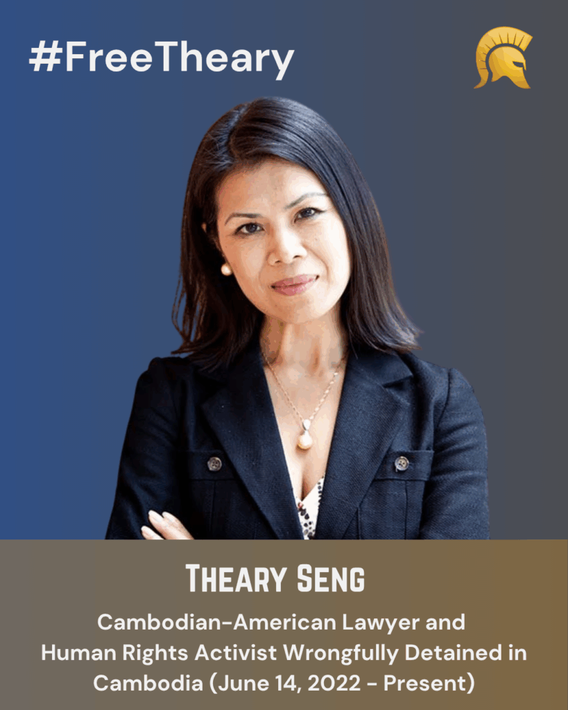 Update on Hunger Strike by Theary Seng, Cambodian-American Lawyer and Political Prisoner in ...